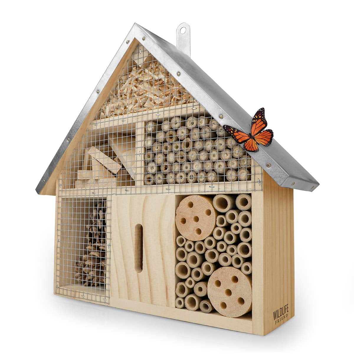 Wildlife Friend Insect Hotel XXL - Untreated Wood Habitat Box for Bees ...