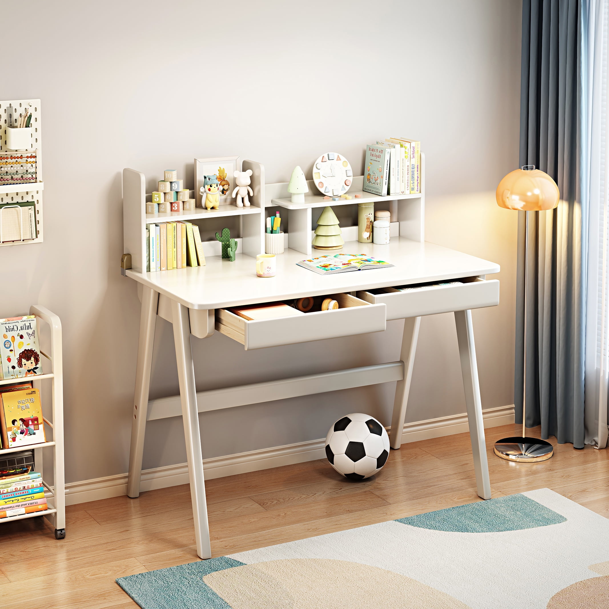 WILK Kids Desk , Solid Wood Children Study Desk , Reading Homework ...