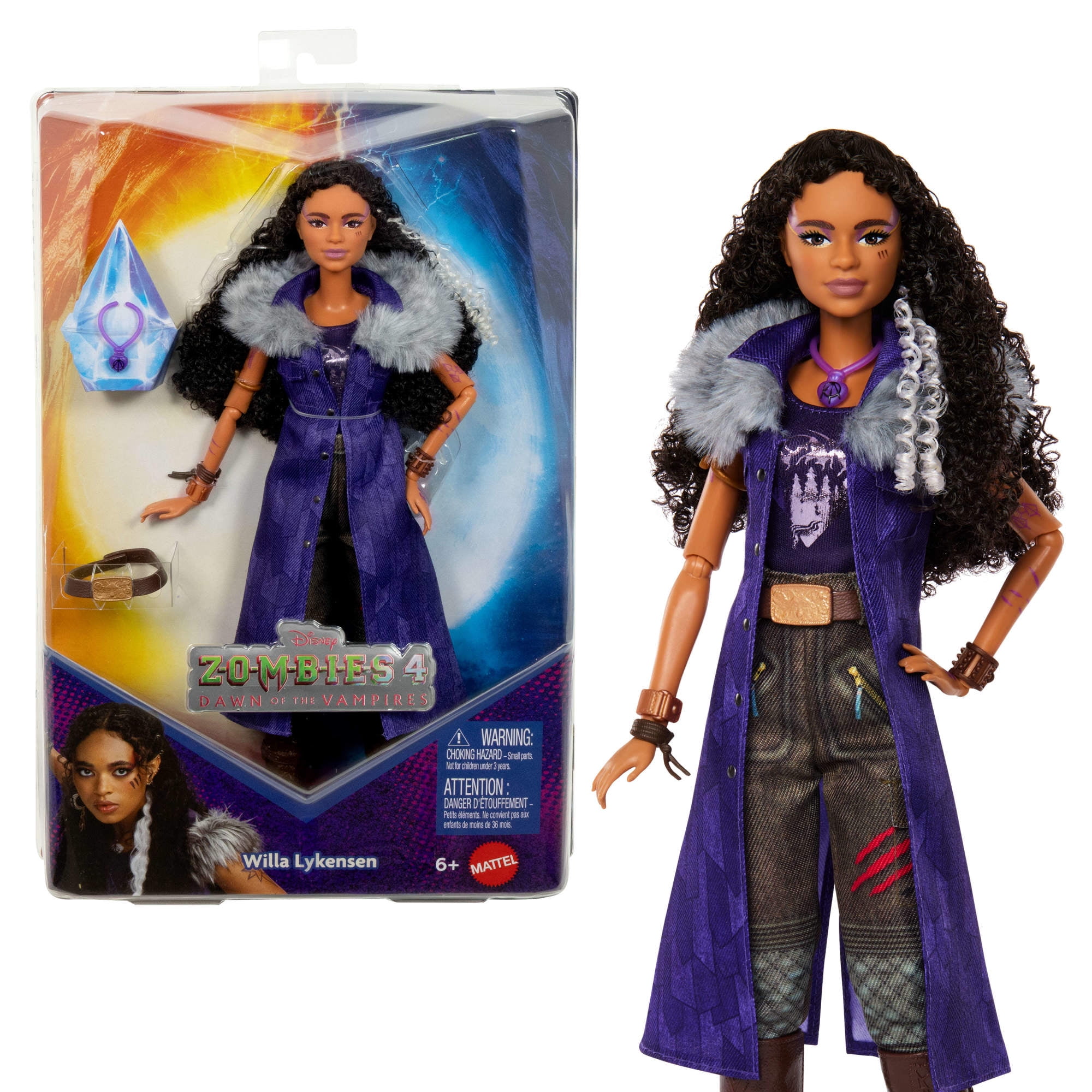 Disney Zombies 4: Dawn of the Vampires Willa Lykensen Doll with Movie ...