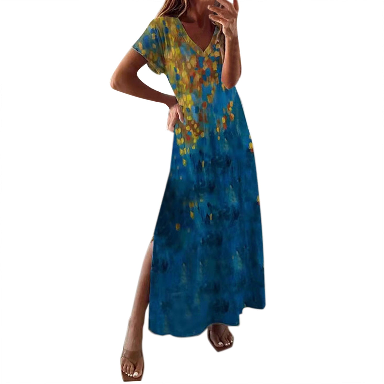 Willbest Cotton Summer Dresses For Women Ladies Spring Summer Loose