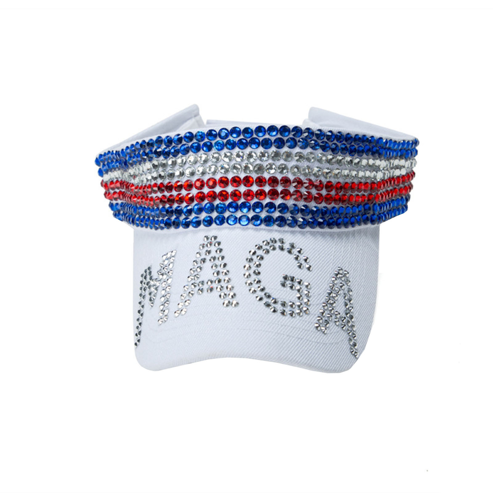 WILLBEST Cowboy Hats Bulk Party Baseball Cap Bling Rhinestone Hat Usa ...