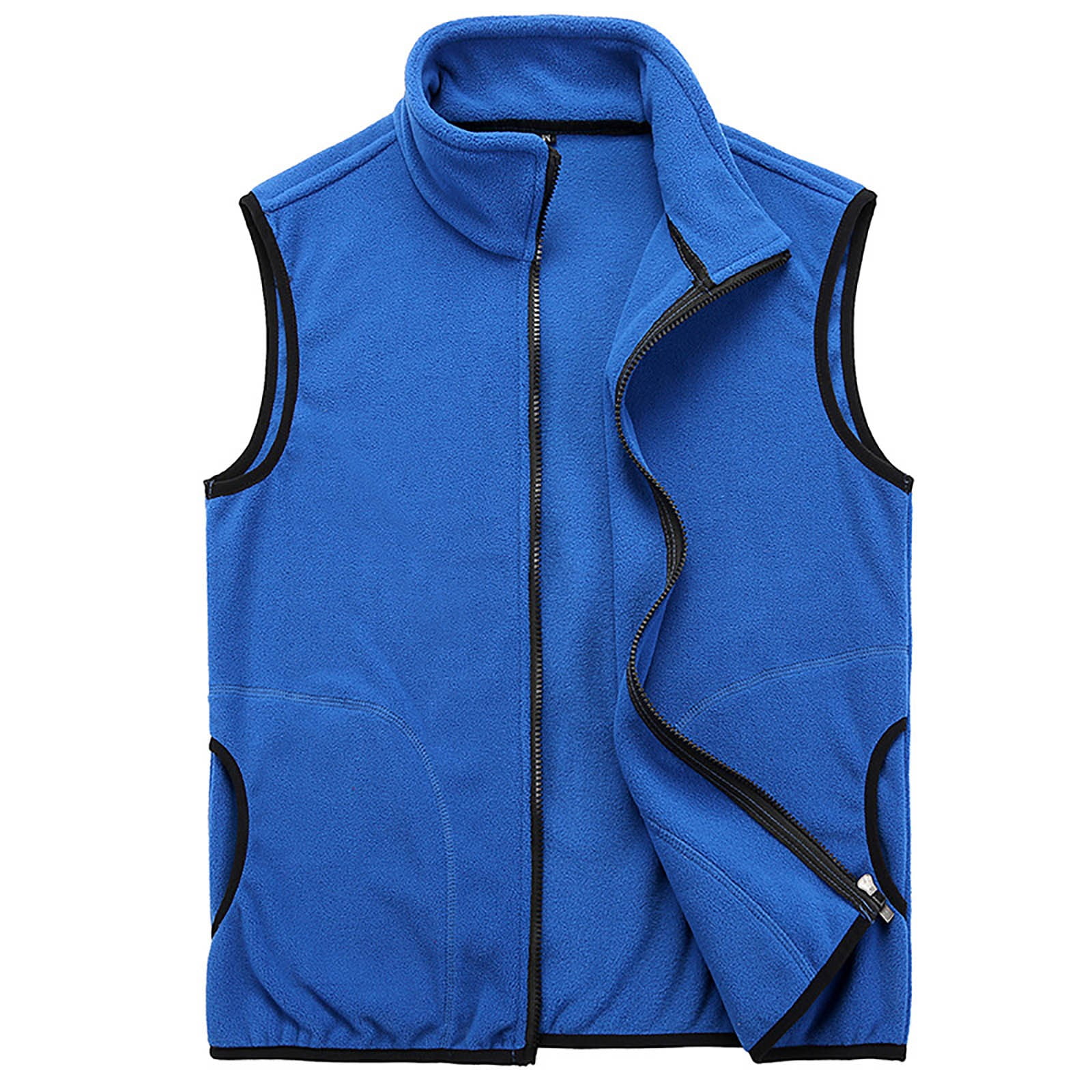 WILLBEST Jackets for Men Mens Outdoor Vest Vest Polar Fleecethick Warm ...