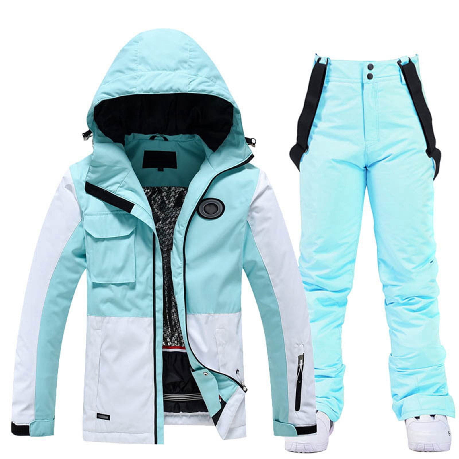 WILLBEST Outfits for Women Country Ski and Snowboard Jacket and Pants ...
