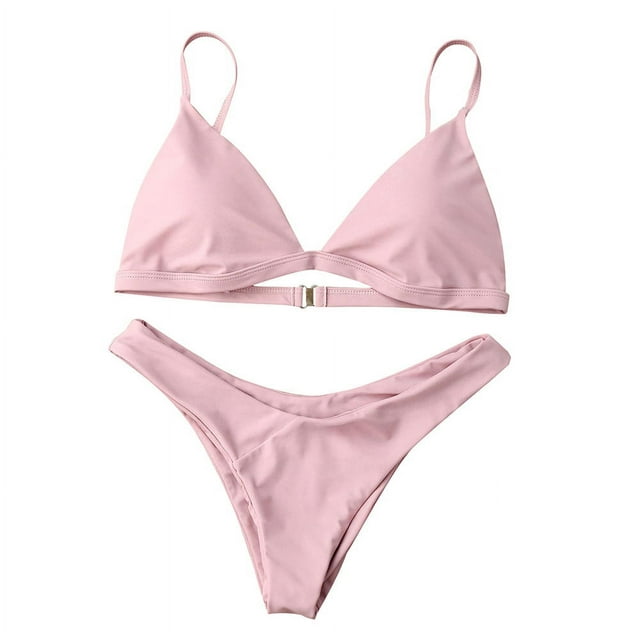 Willbest Plus Size Bikini Women Push Up Padded Bra Beach Bikini Set