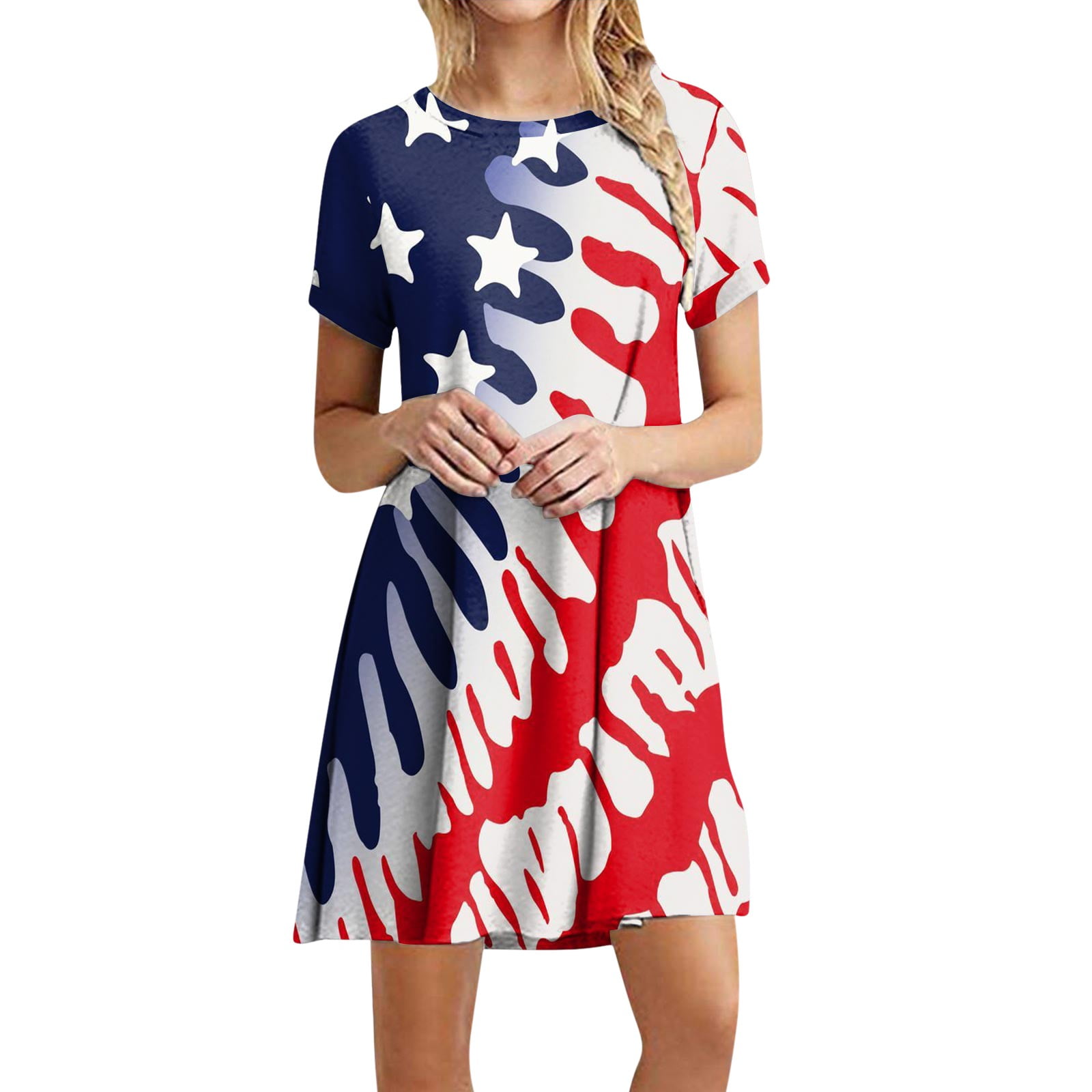 Willbest White Maxi Dress Women Dresses Summer Casual Ruffle Short