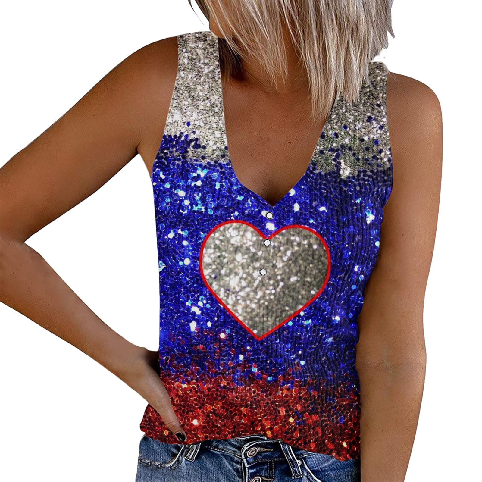 Willbest White Tank Top Woman With Built In Bra Cropped Women Fashion July 4 Independence Day
