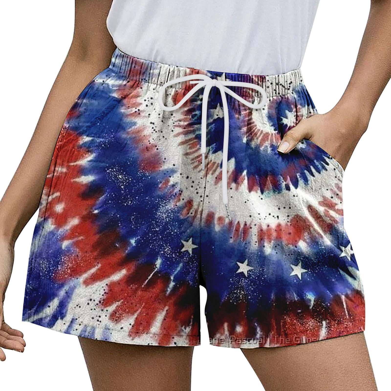 WILLBEST Womens Pants High Waisted Straight Leg Independence Day Women ...