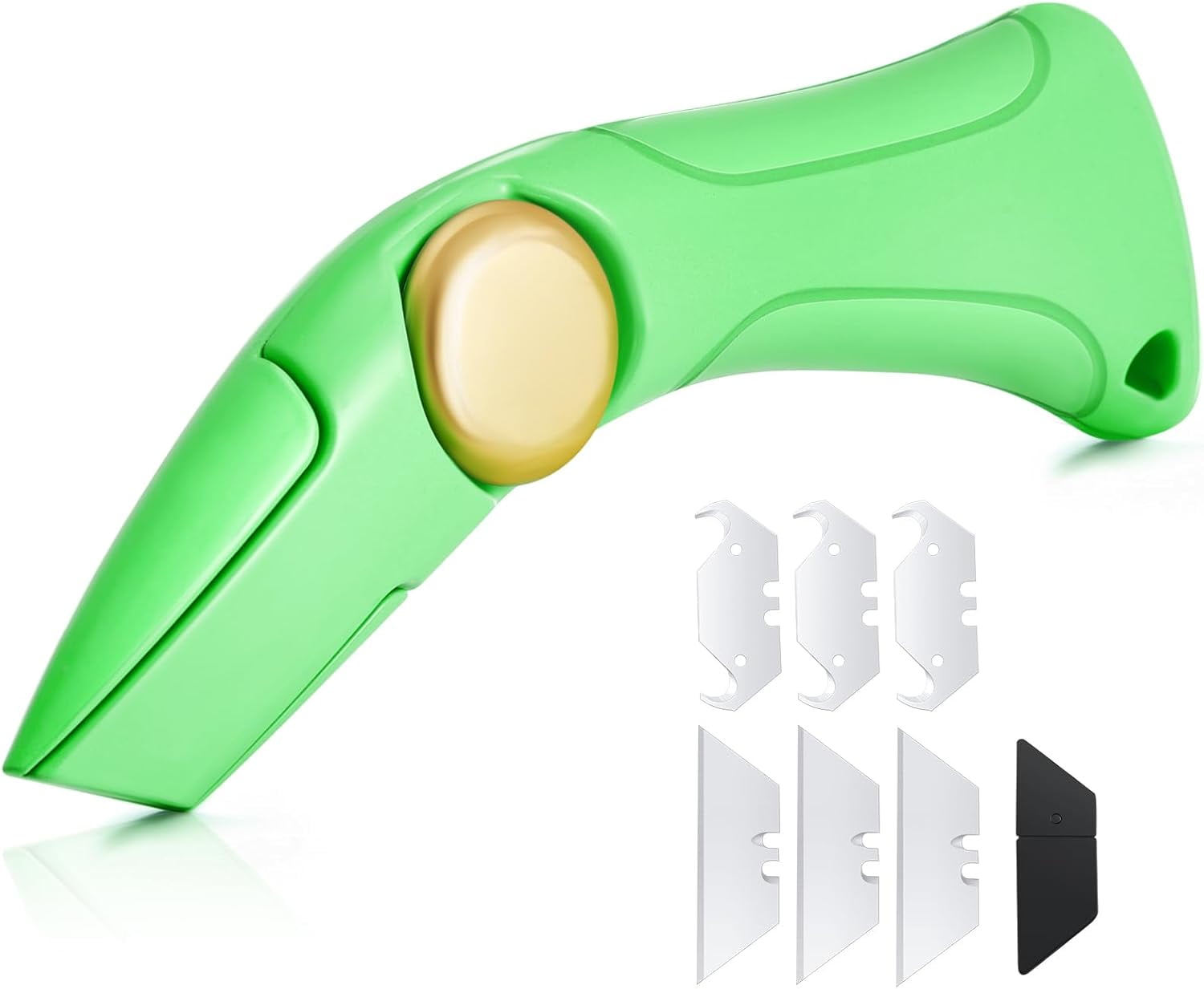 WILLBOND 1 Pcs Roofing Knife with Hook and Blade Carpet Knife Heavy ...