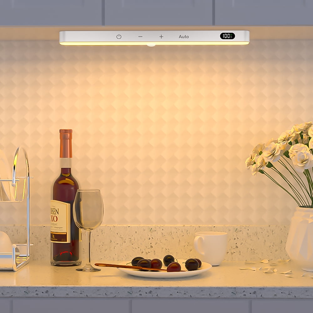 WILLED 3000K Closet Lights Motion Sensored, Battery Display, 60 LED ...