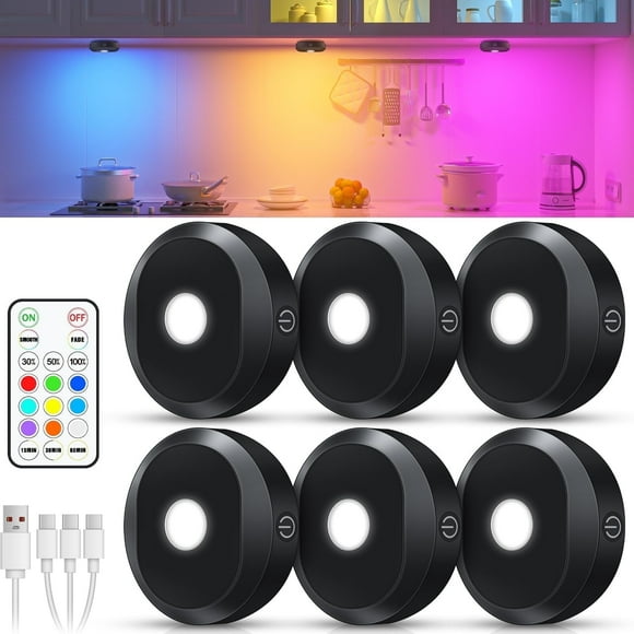 Shop Remote Control LED Puck Lights for Home Lighting and Decor