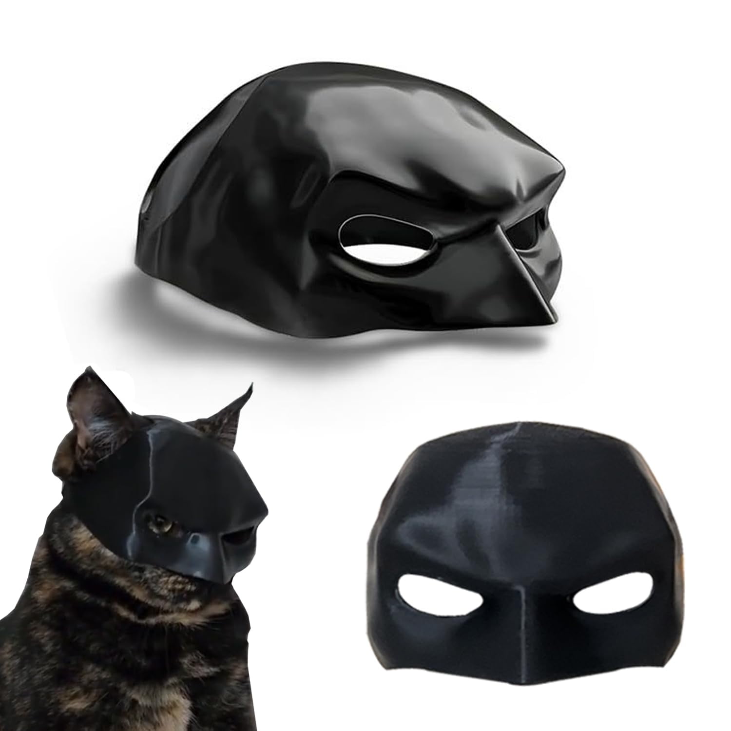 WILLED Cat Bat Mask - Funny Bat Cosplay Hat for Cats, Perfect Halloween ...