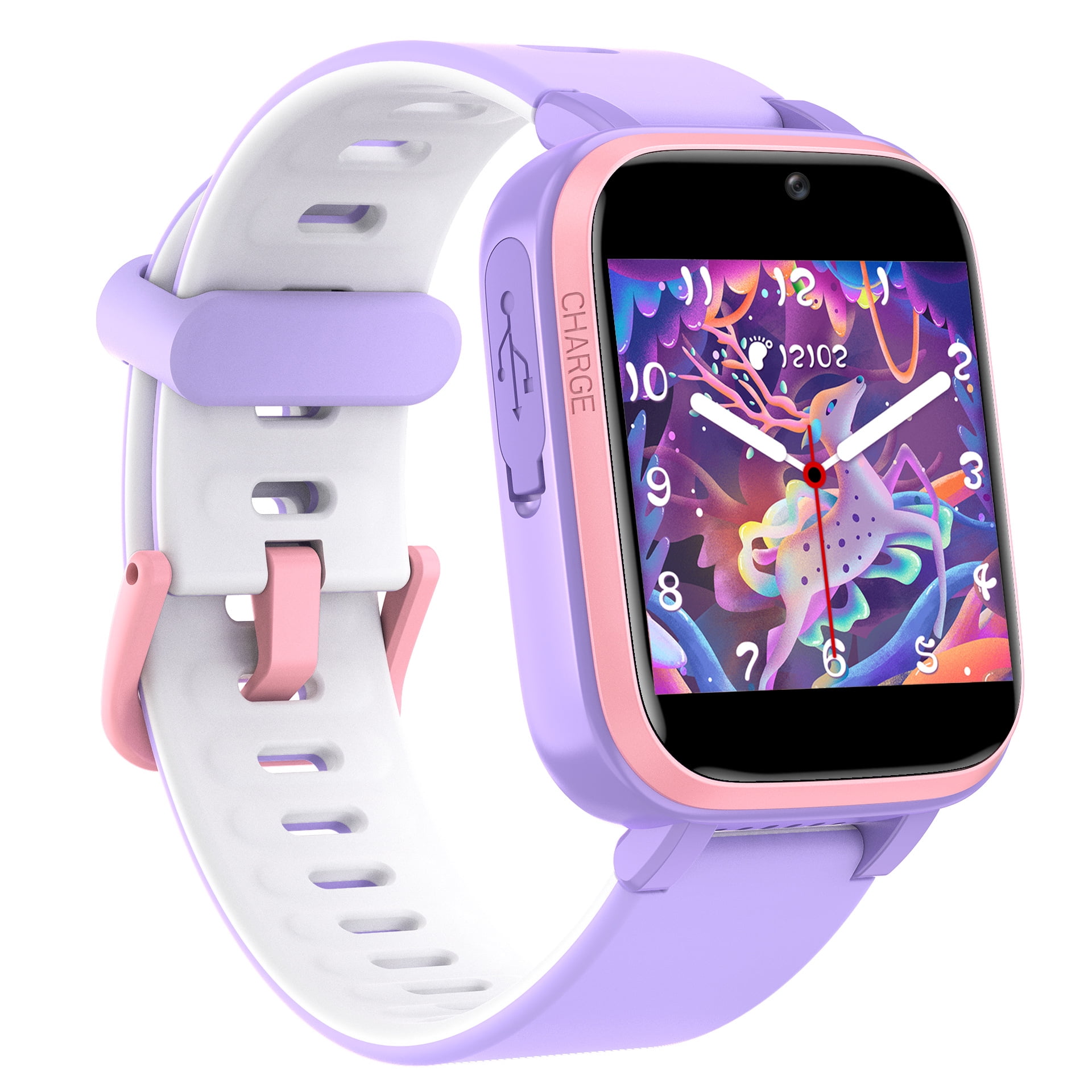 YUNOVA Y90 PRO Kids Smart Watch for Ages 5-12, IP67 Waterproof HD Touch ...