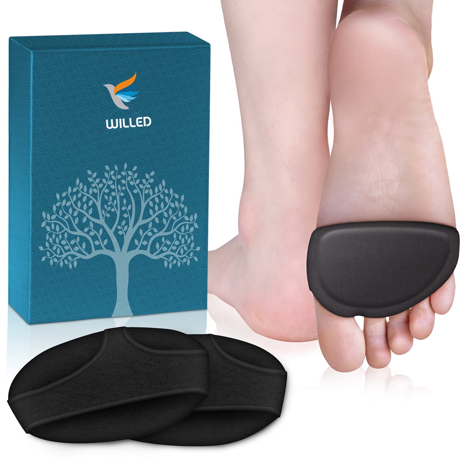Ball Of Foot Cushions For Women Gel Metatarsal Foot Pads For ...