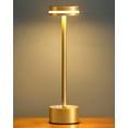 WILLED Cordless Metal Desk Lamp - Touch Control LED Table Lamp with 3 ...