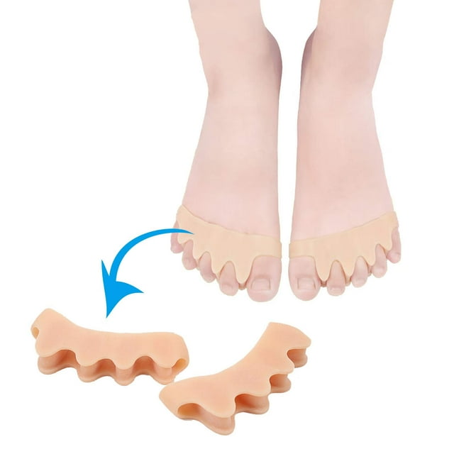 WILLED Foot Gel Toe Separator & Straightener for Bunions, Plantar ...