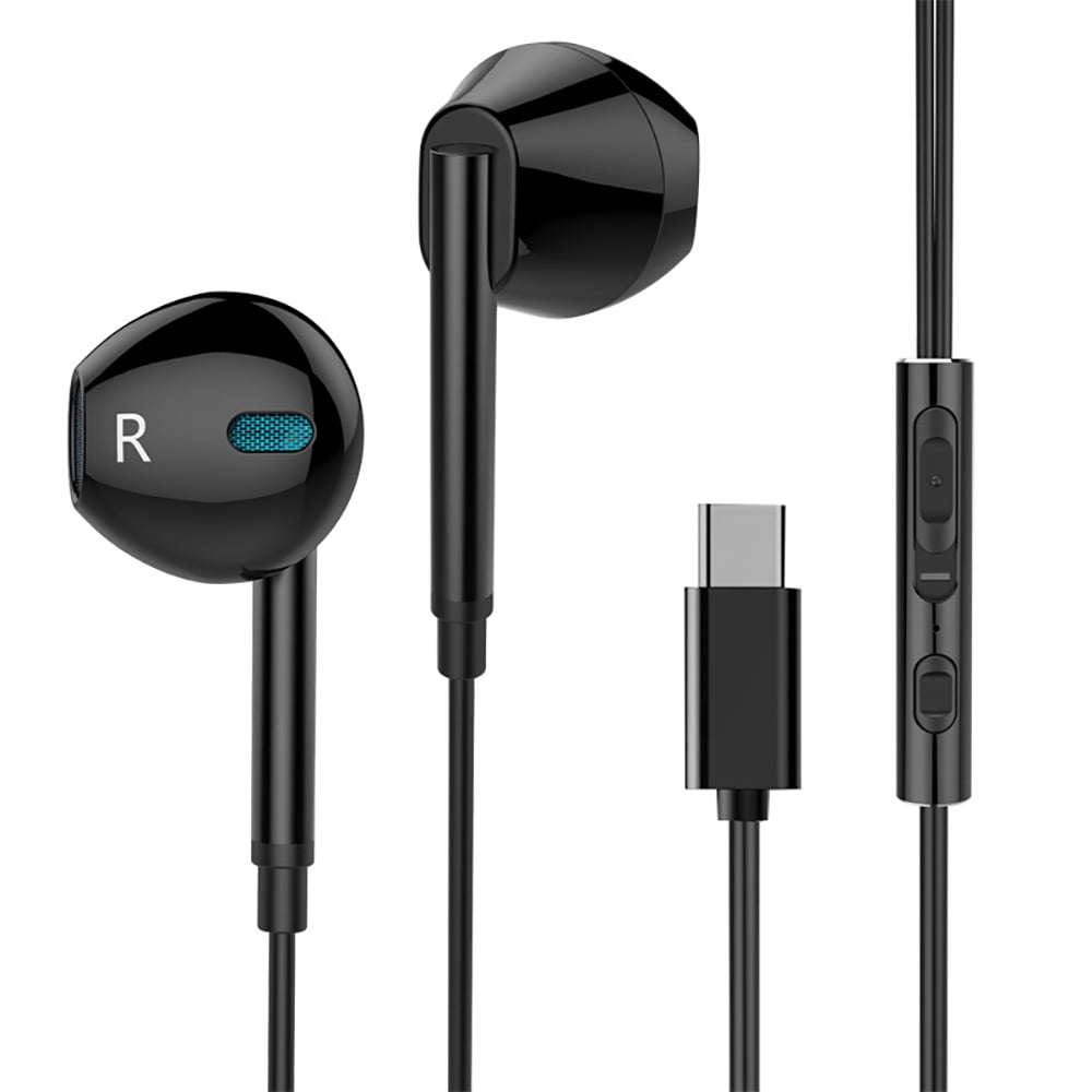 WILLED USB C Headphones for iPhone 15, Type C Earbuds Wired Earbuds ...