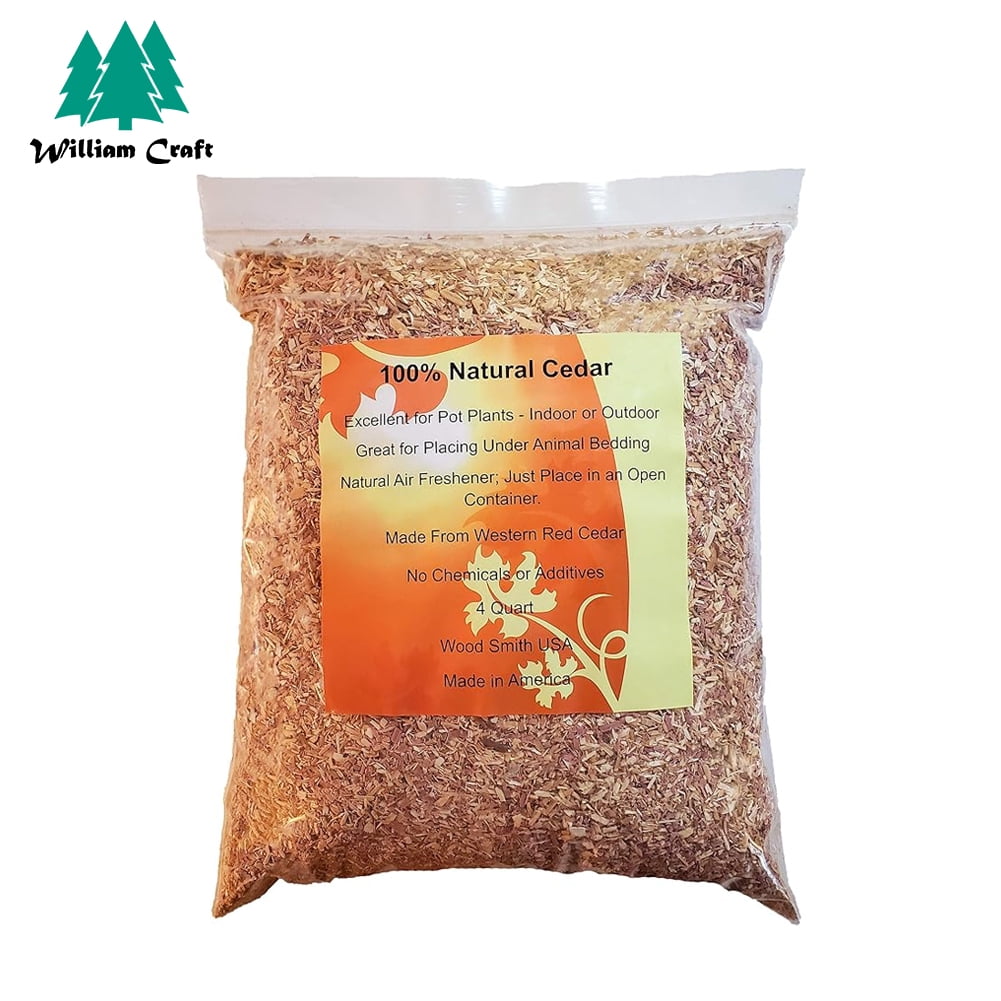 WILLIAM CRAFT Sawdust, 10lb All Natural Hardwood Sawdust - Chemical ...