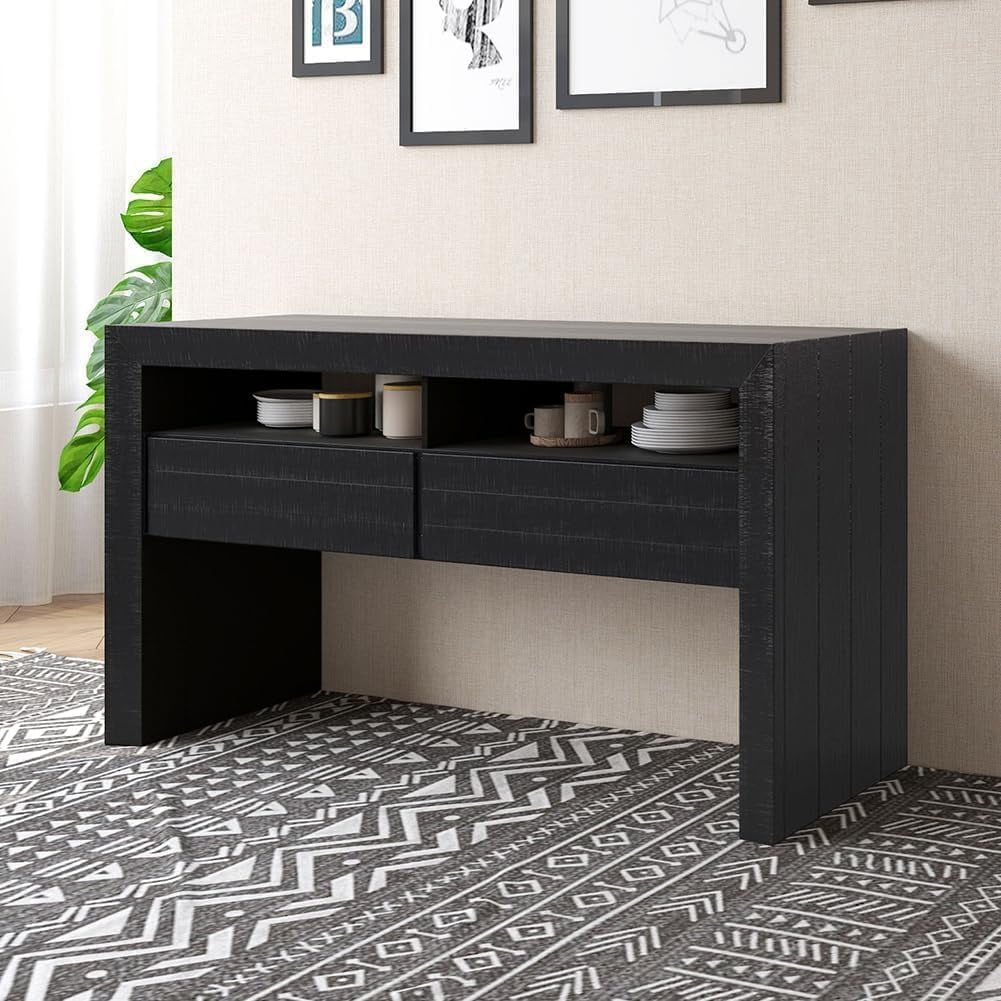 WILLIAMSPACE Console Table Entryway Table with Drawers, Farmhouse ...