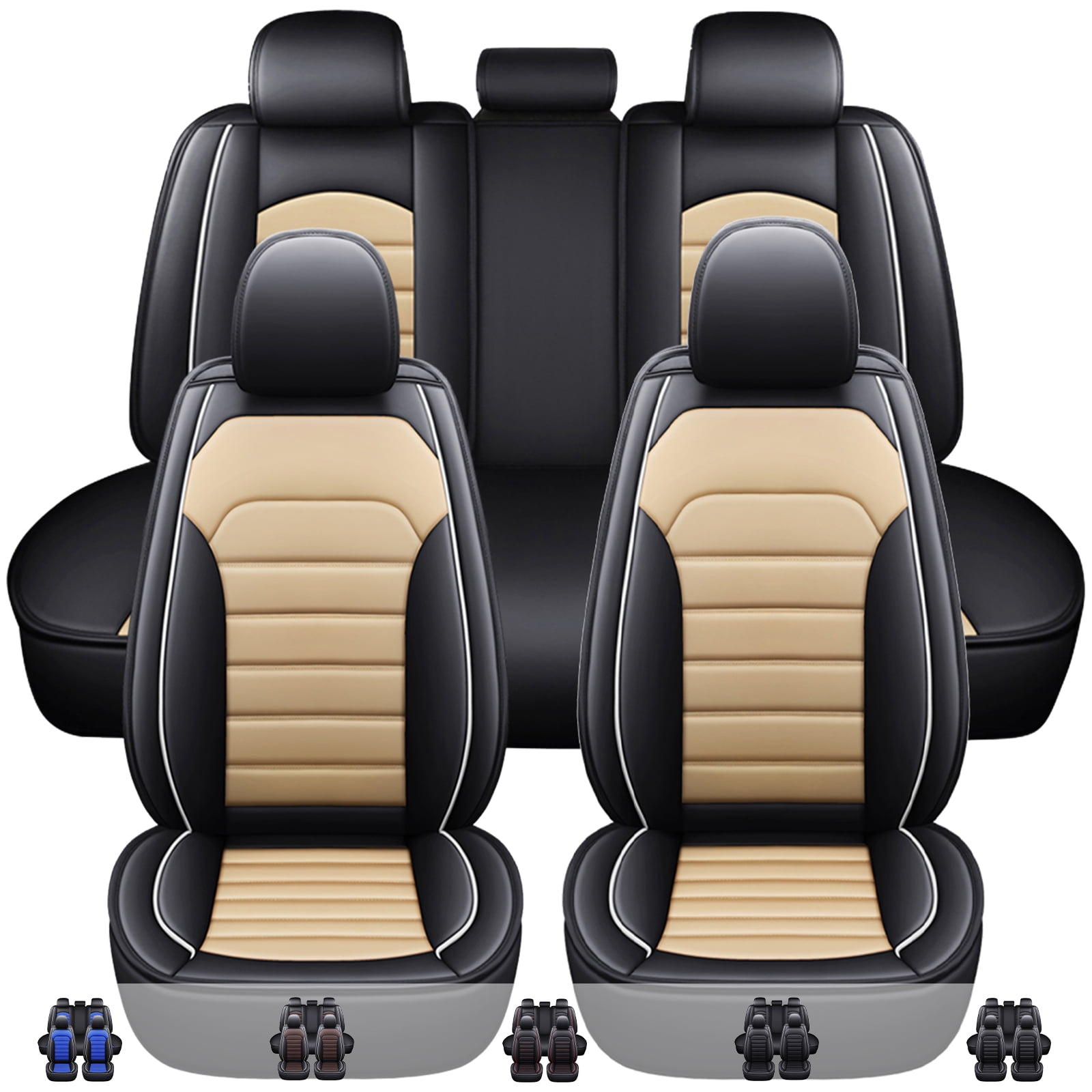 WILLJOY Universal Car Seat Covers Fit for Most Car Sedans SUV ...