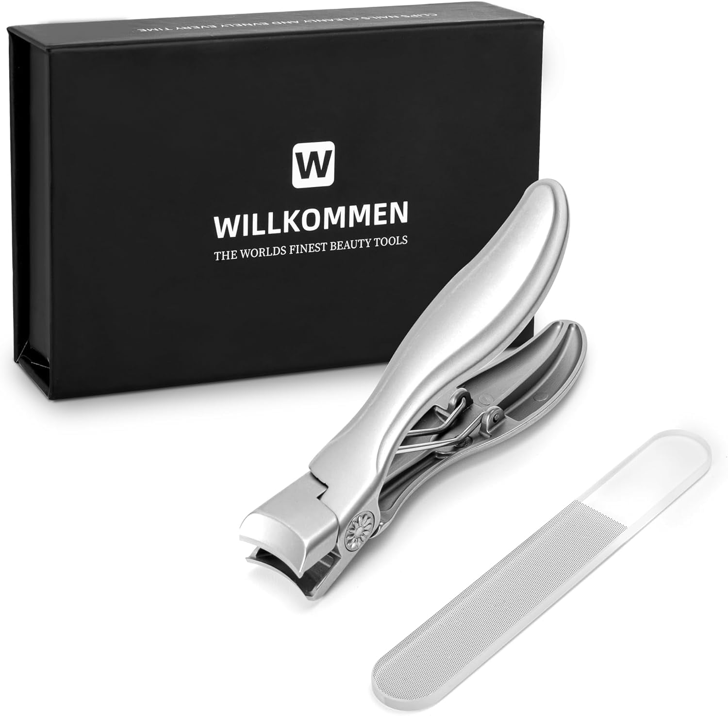 WILLKOMMEN - Nail Clipper Nail Cutter for Thick Toenails - Extra Wide ...