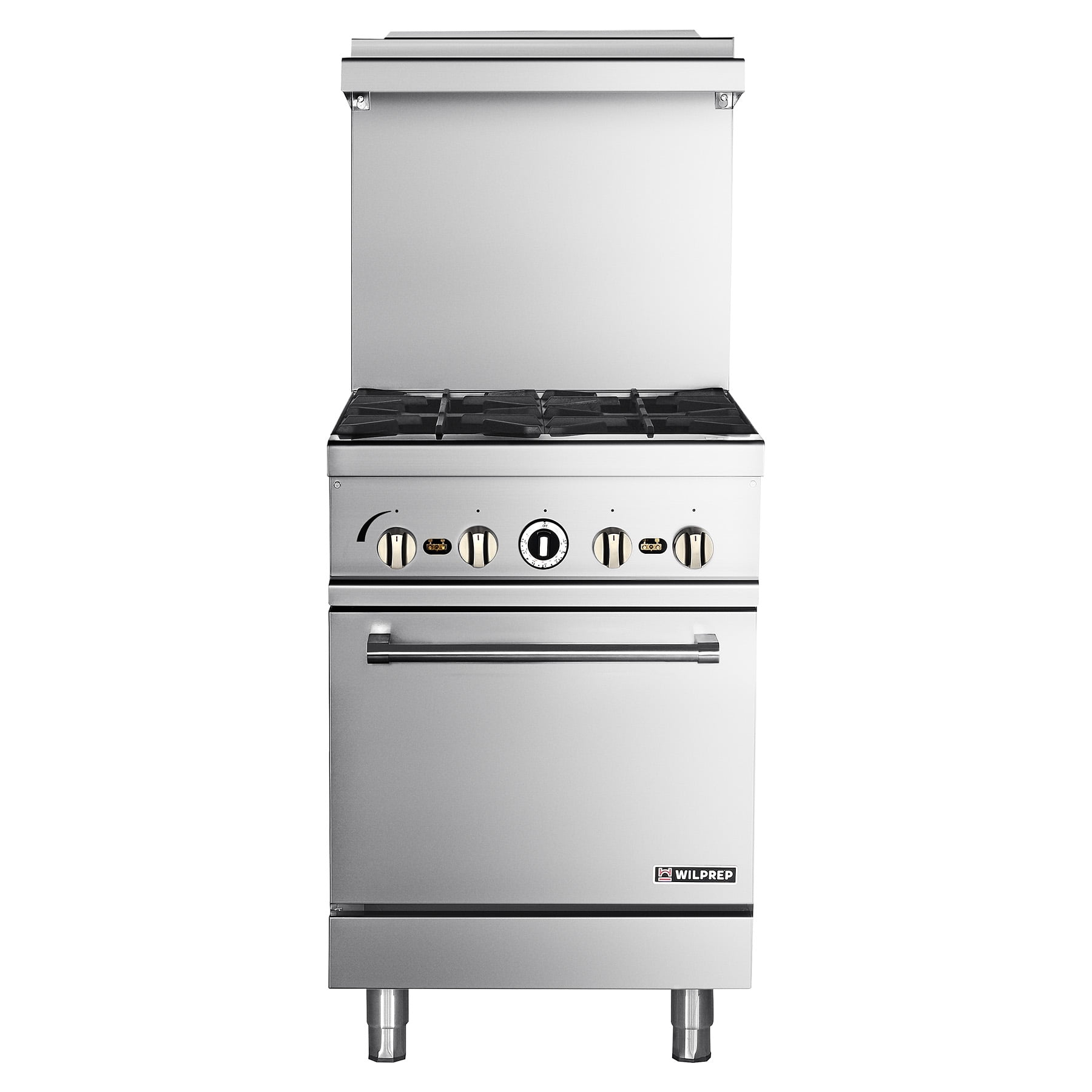 WILPREP 24" Natural Gas Range with Oven, Single Oven Gas Range with ...
