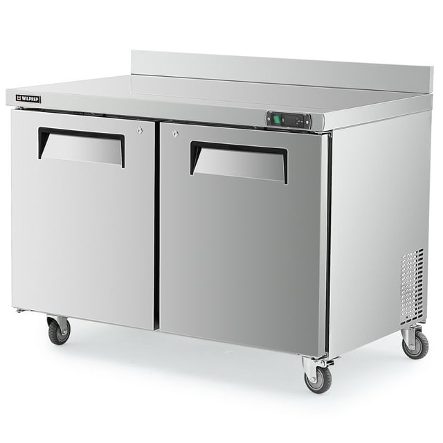 WILPREP Commercial Undercounter Worktop Freezer, 48" Two Door ...