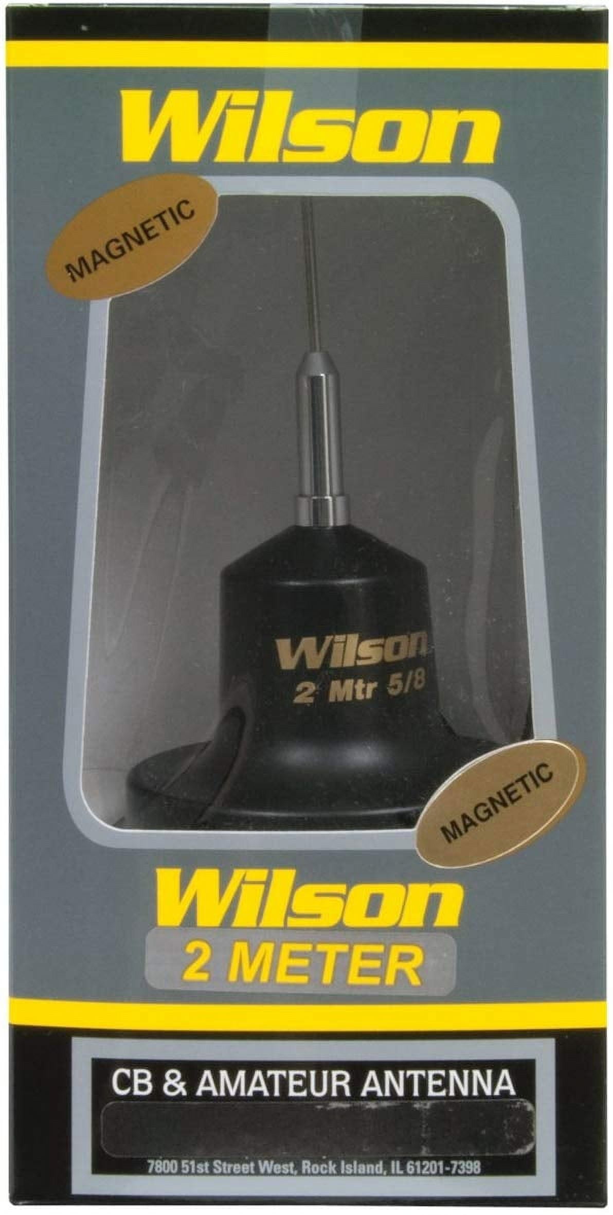 WILSON ANTENNAS 880-300200B WILSON BLACK 2 METER MAG MT ANT - Walmart.com