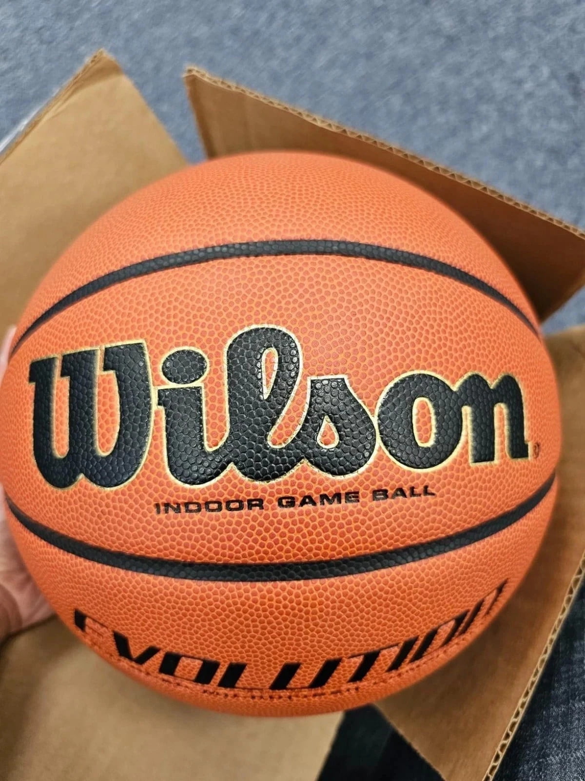WILSON Men's Evolution Game Basketball Official Size (29.5) NEW BALL ...