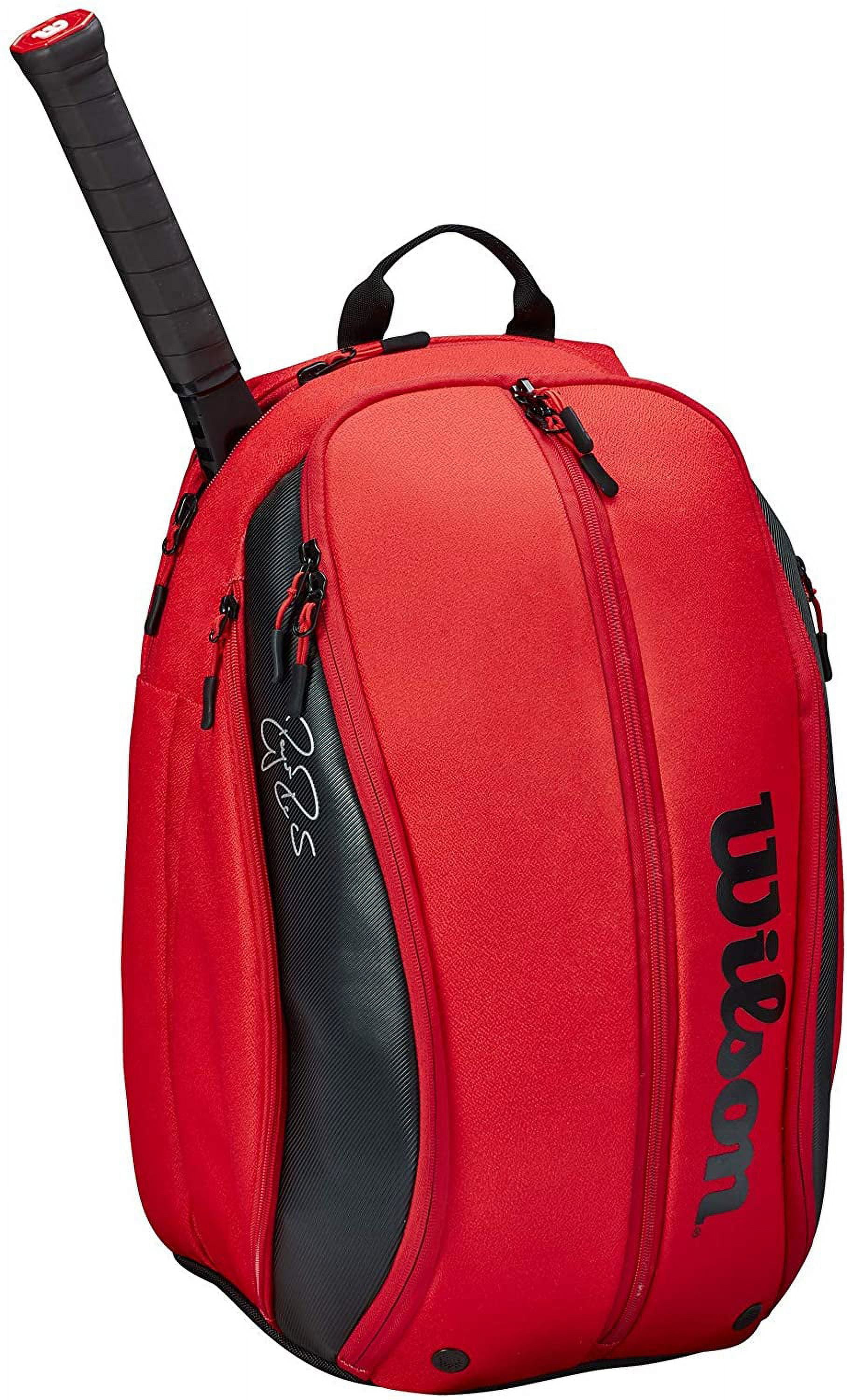 WILSON RF DNA Tennis Racket Bag - Red and Black Backpack Red - Walmart.com
