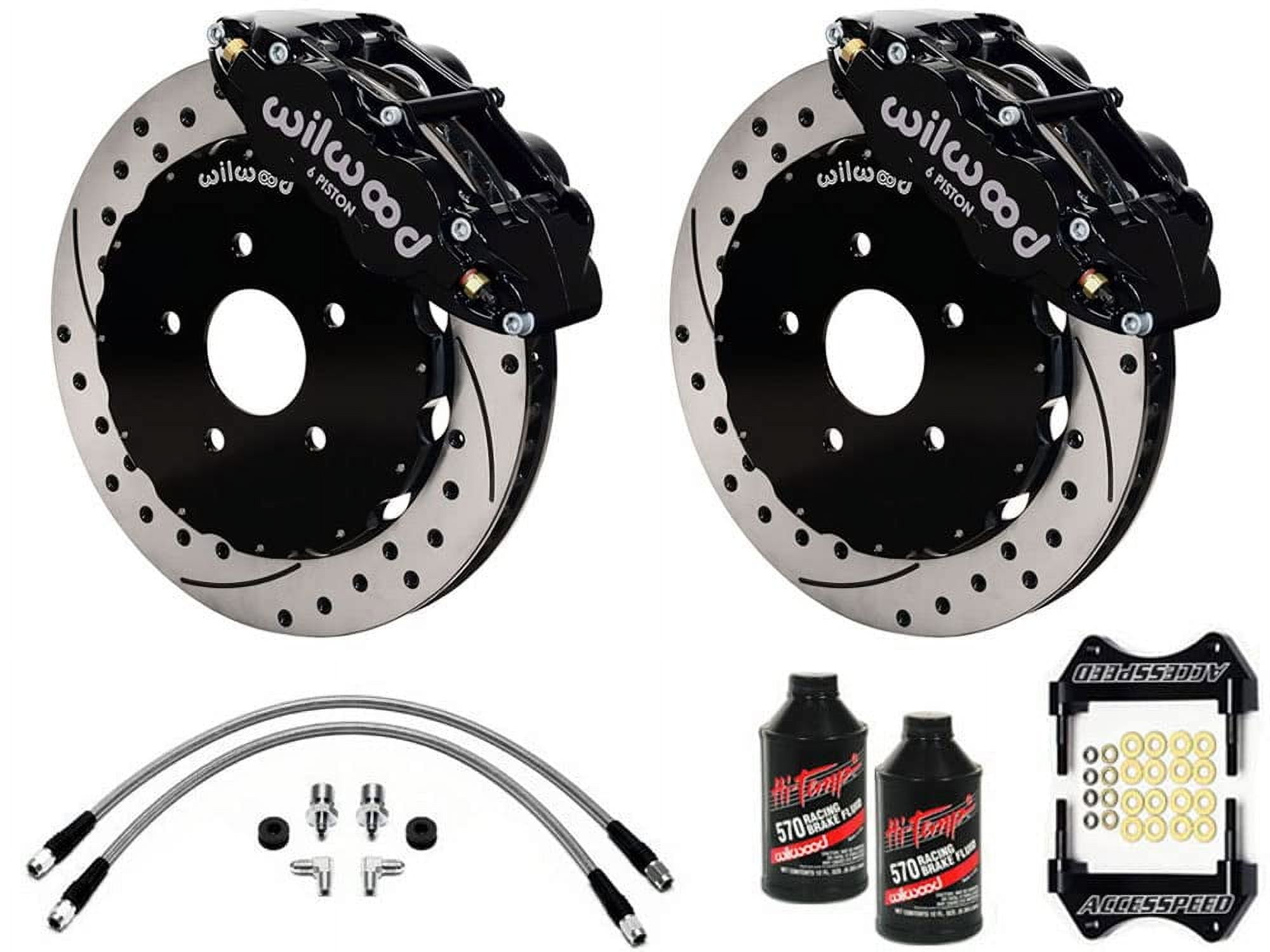 WILWOOD 2004-2006 PONTIAC GTO 14 FRONT BIG BRAKE KIT COMBO WITH FREE ...