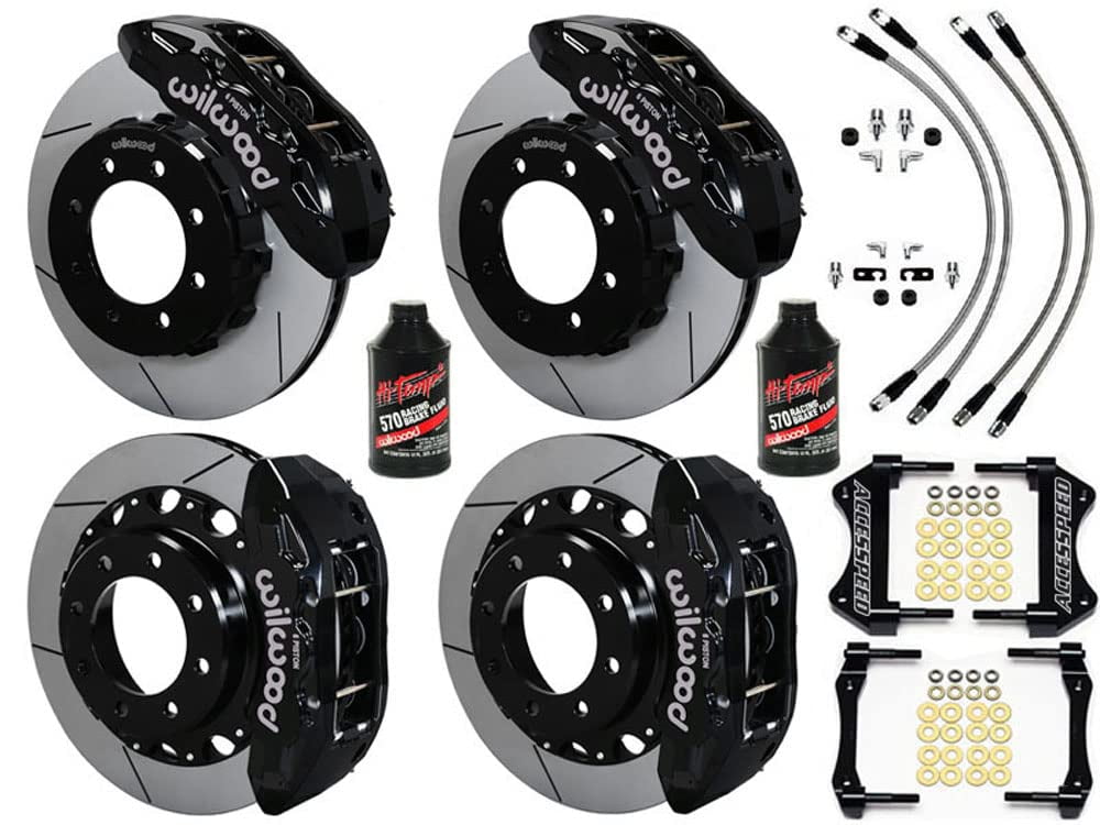 WILWOOD 2014-2018 RAM TRUCK FRONT & REAR BIG BRAKE KIT PACKAGE COMBO ...