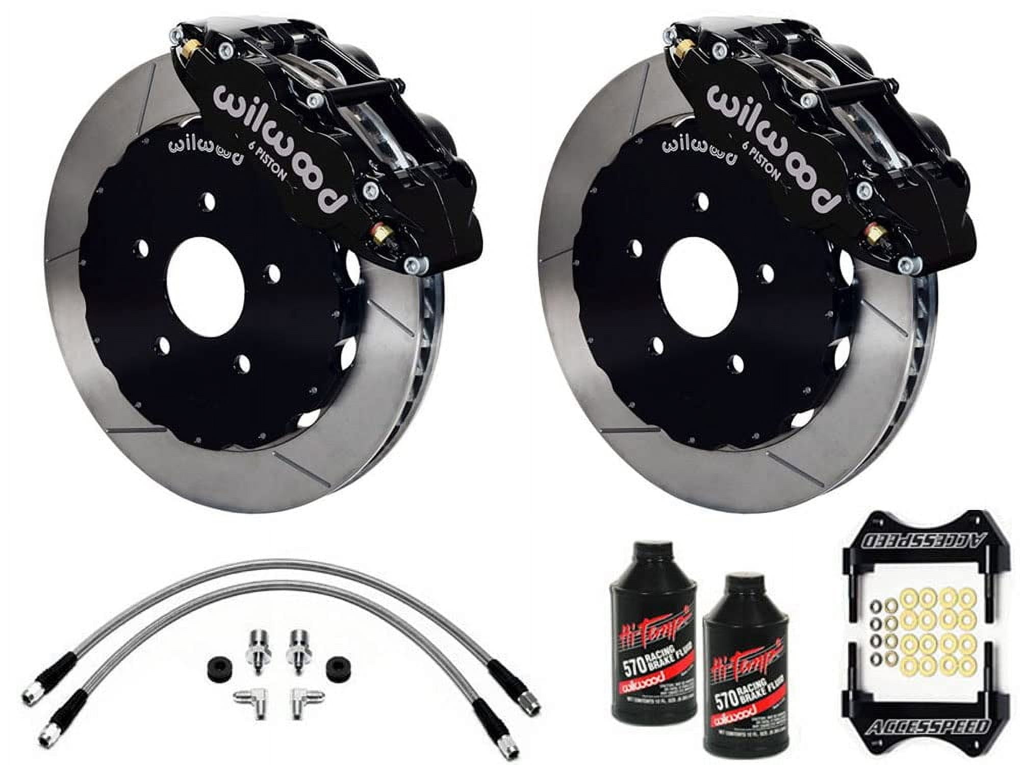 WILWOOD CORVETTE 13 FRONT SUPERLITE 6R BIG BRAKE KIT WITH FREE ...