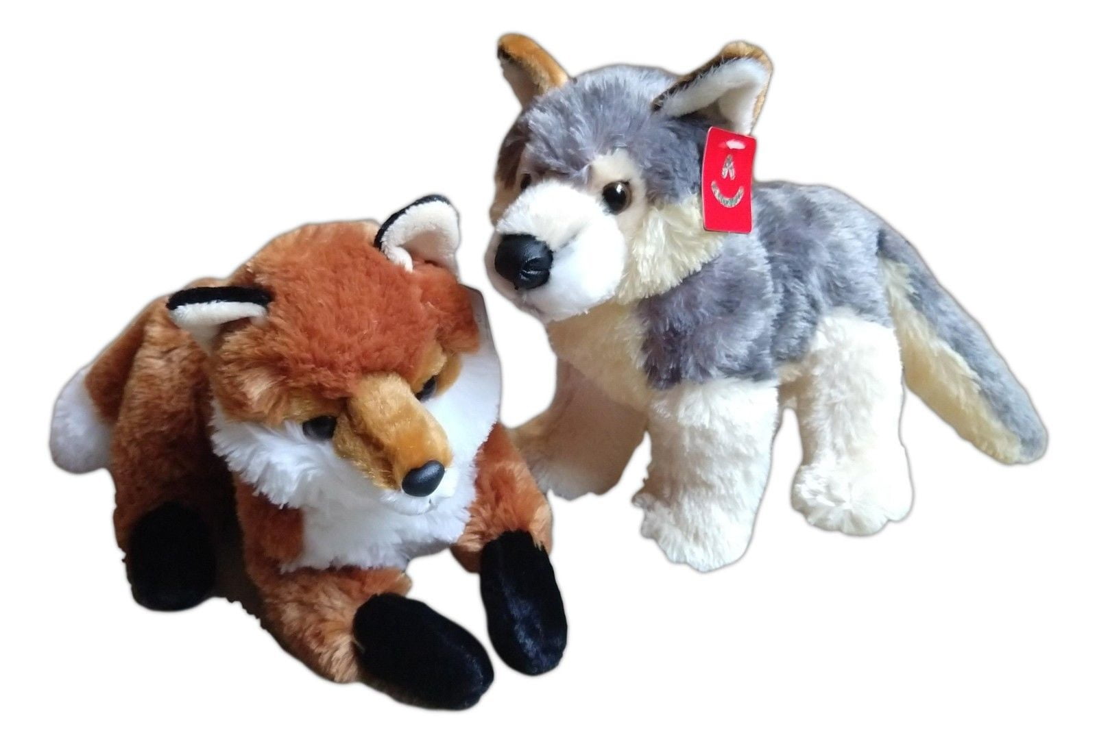 WILY WOLF & FIONA FOX Flopsie 12" Stuffed Animal Plush by Aurora ...