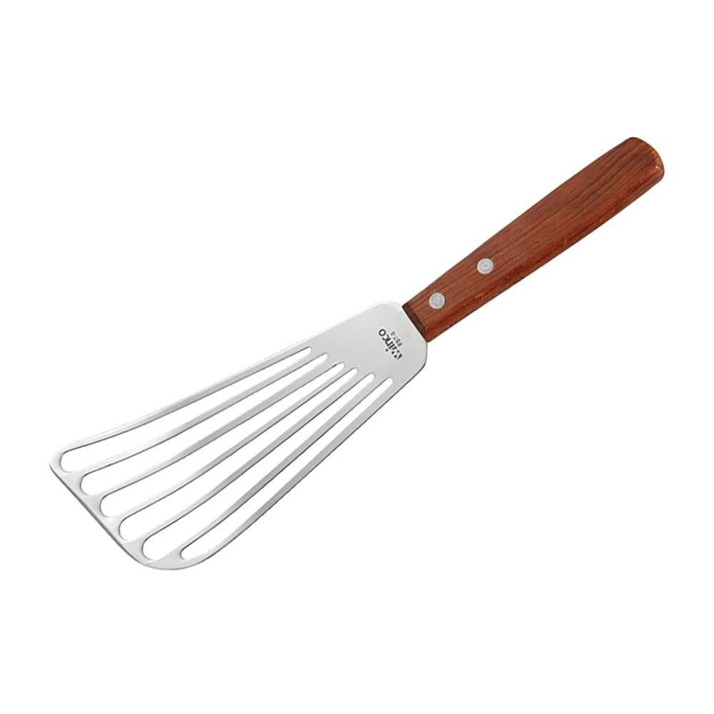 Winco, Fish Spatula, 6-3/4" x 3-1/4" Blade, Wooden Handle - Walmart.com