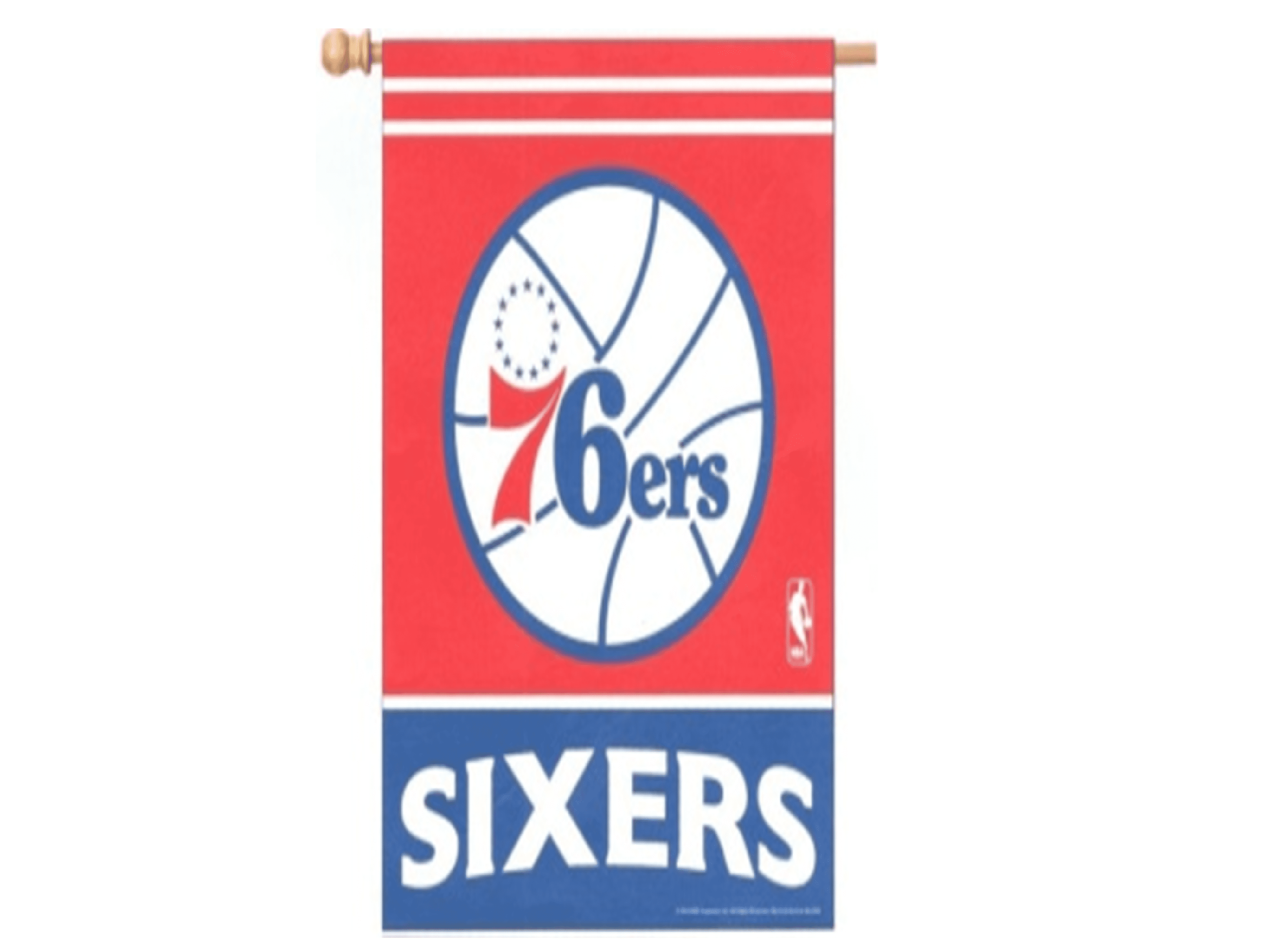 WINCRAFT NBA PHILADELPHIA - 76ERS Heavy Duty Flag 27"x37" - Walmart.com