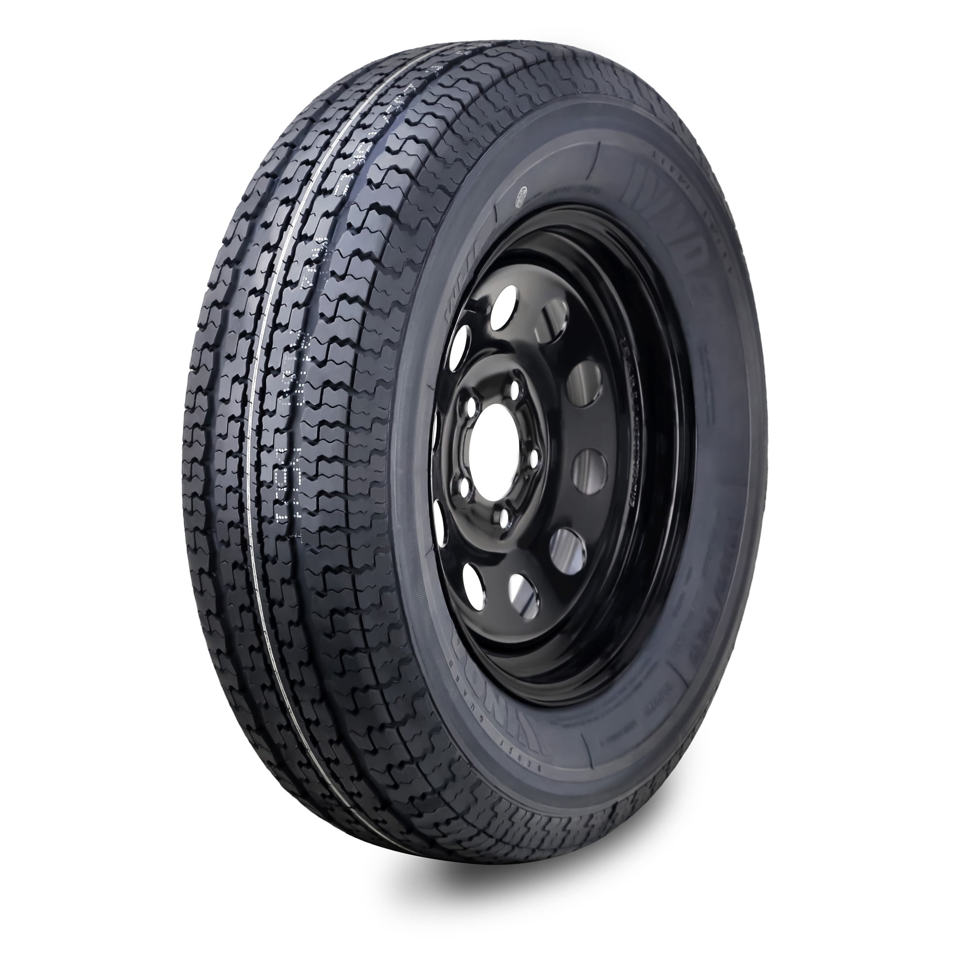 WINDA Trailer Tire Wheel Assembly ST205/75R14 8-Ply D 105L 5 Lug on 4.5 ...