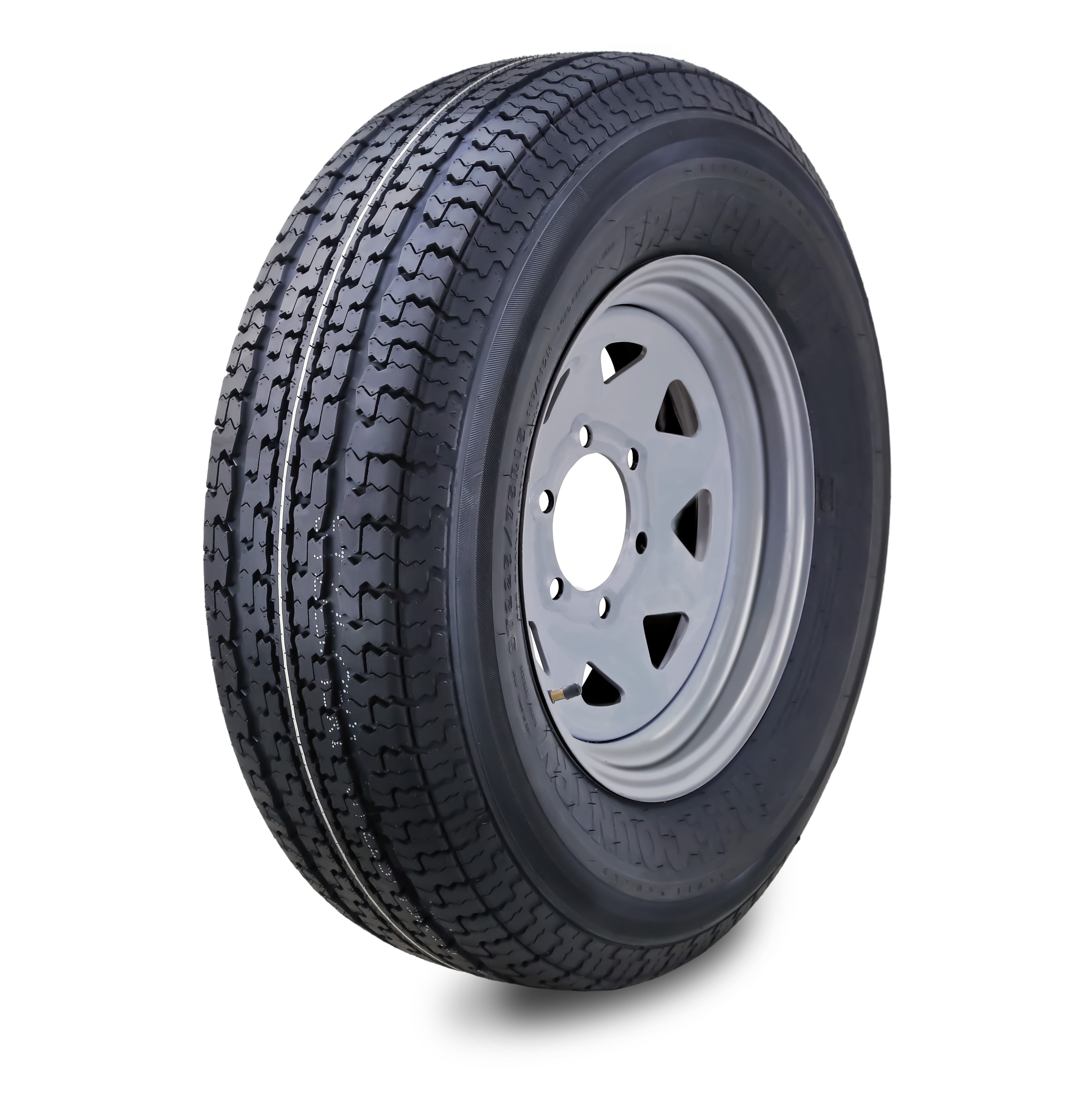 WINDA Trailer Tire Wheel Assembly ST225/75R15 10-Ply E 117L 6 Lug on 5. ...