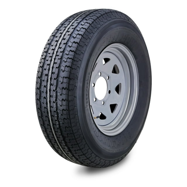 WINDA Trailer Tire Wheel Assembly ST225/75R15 10-Ply E 117L 6 Lug on 5. ...
