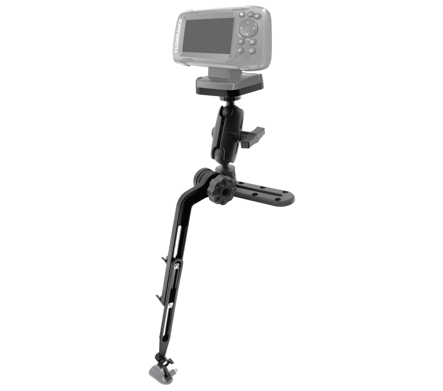 "WINDFRD Fish Finder Bracket, 1.5"" Ball Base, Kayak & Boat Transducer ...