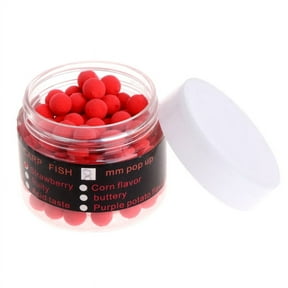 Bait Nerd Natural Strawberry Soluble Pop-up Boilies 10mm 40pcs for Carp ...
