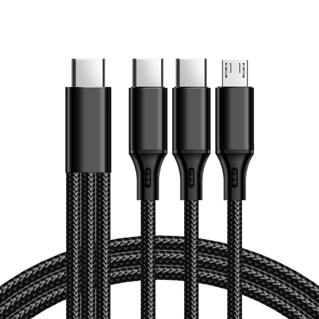 WINDLAND 1 To 3 Data TypeC Cable 5A Fast Charging 2x TypeC 3in1 for 3 ...