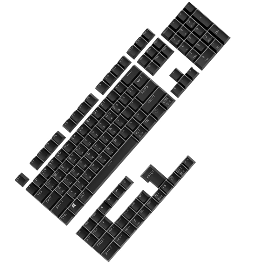 WINDLAND 104Keys Korean Keycaps OEM Profile ABS Backlight Keycaps Dye ...