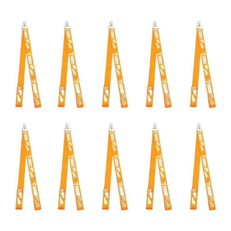 WINDLAND 10Pcs Cheerleader Pompon Holder Strap Cheer Bows Holder for ...