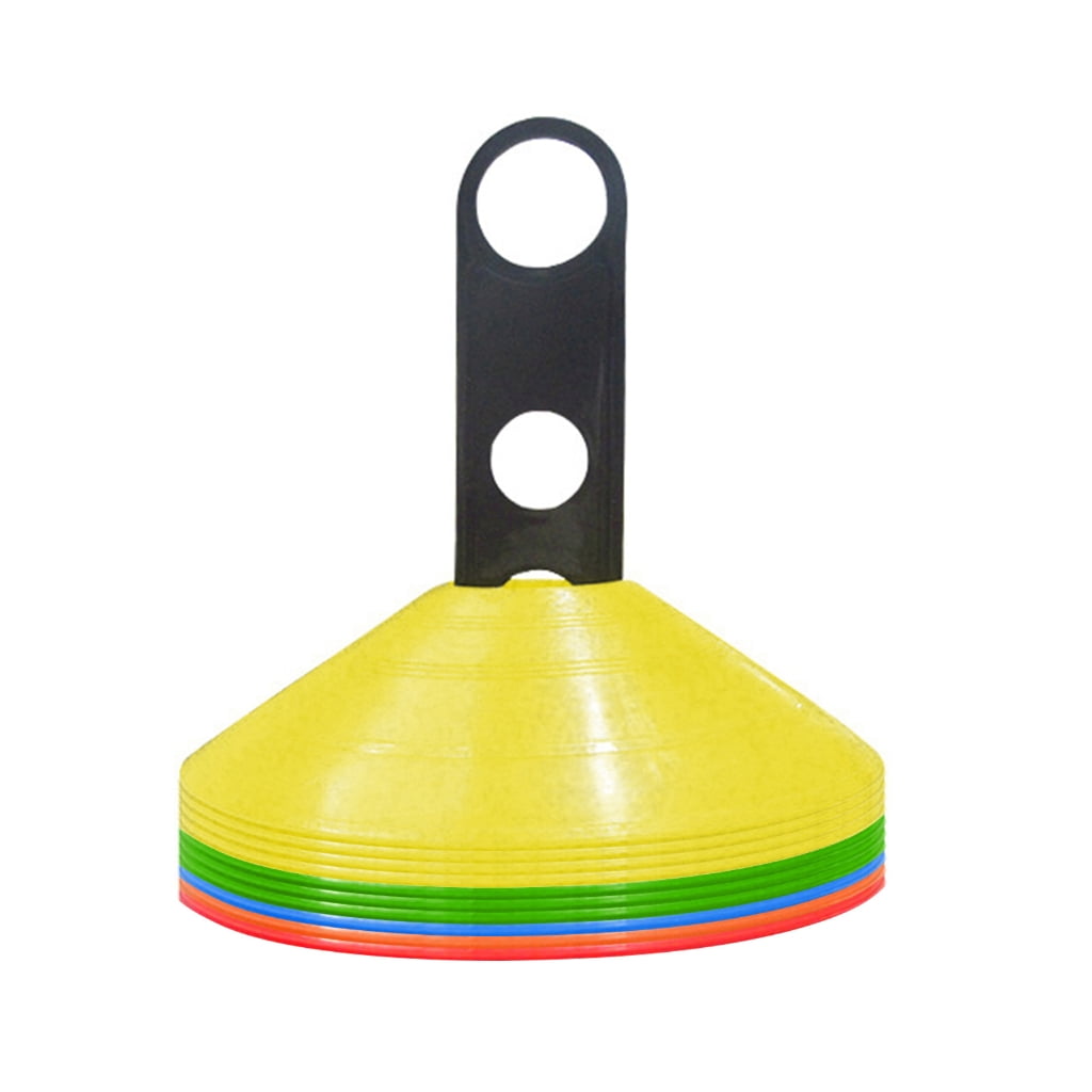 WINDLAND 10Pcs Soccer Disc Cones Thick Disc Cones Agility Soccer Cones ...
