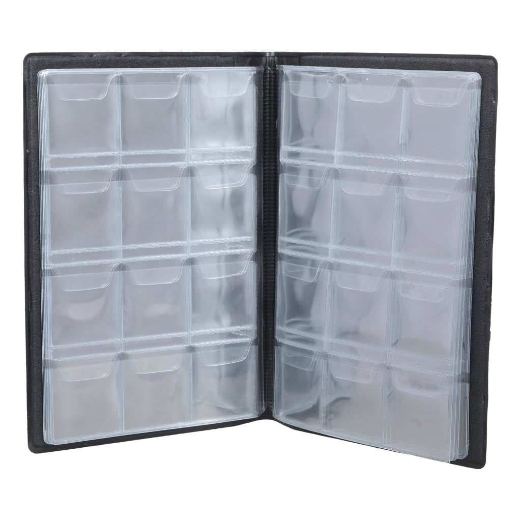 WINDLAND 120 Pockets 10 Pages Coin Album Collection Book Penny Pockets ...