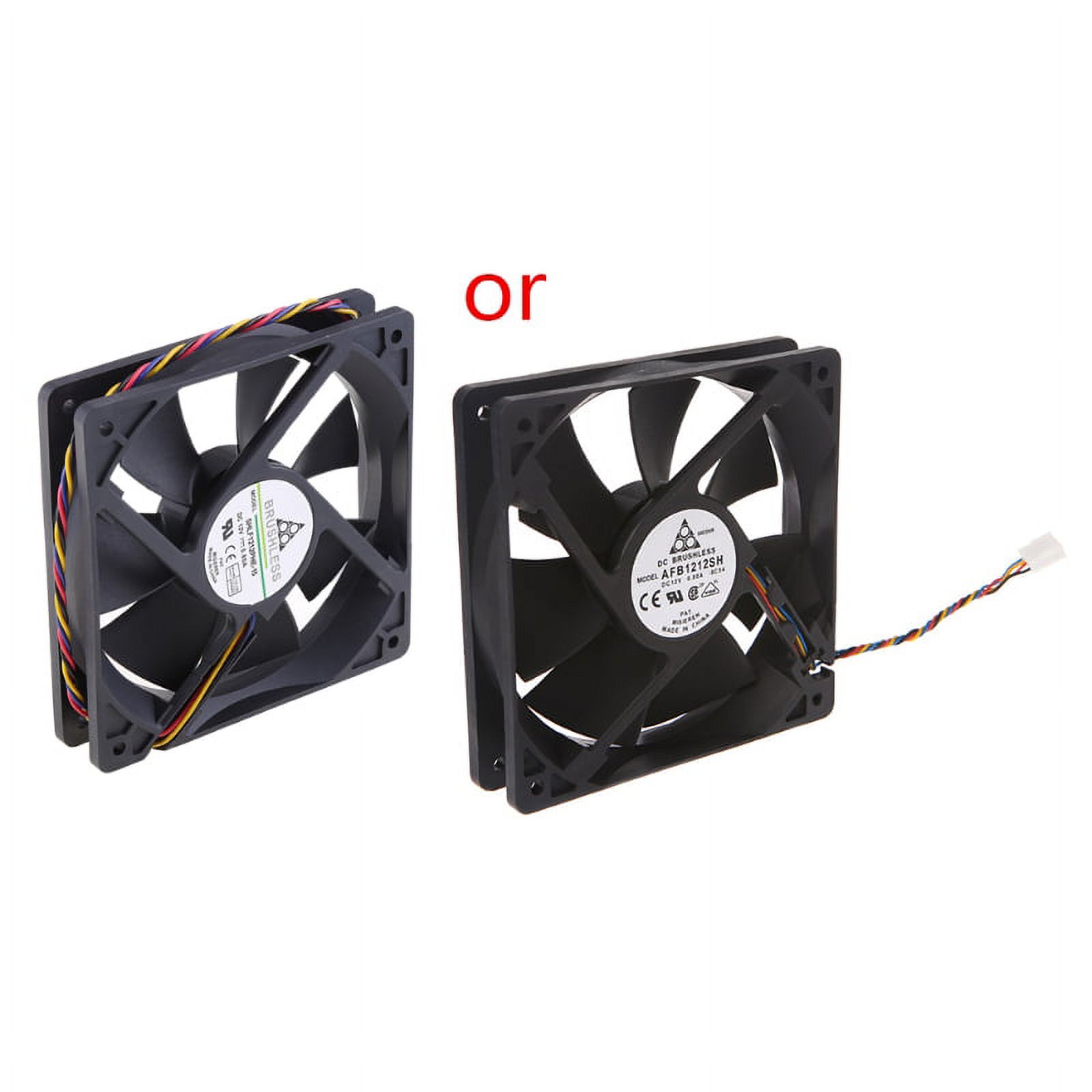 WINDLAND 12025 AFB1212SH Cooling Fan 4Pin 4 Wire PWM 4400rpm Ball ...
