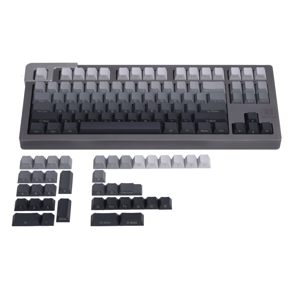 WINDLAND 125 Keys Game Keyboard Keycaps CherryProfile Thick PBT Dye ...