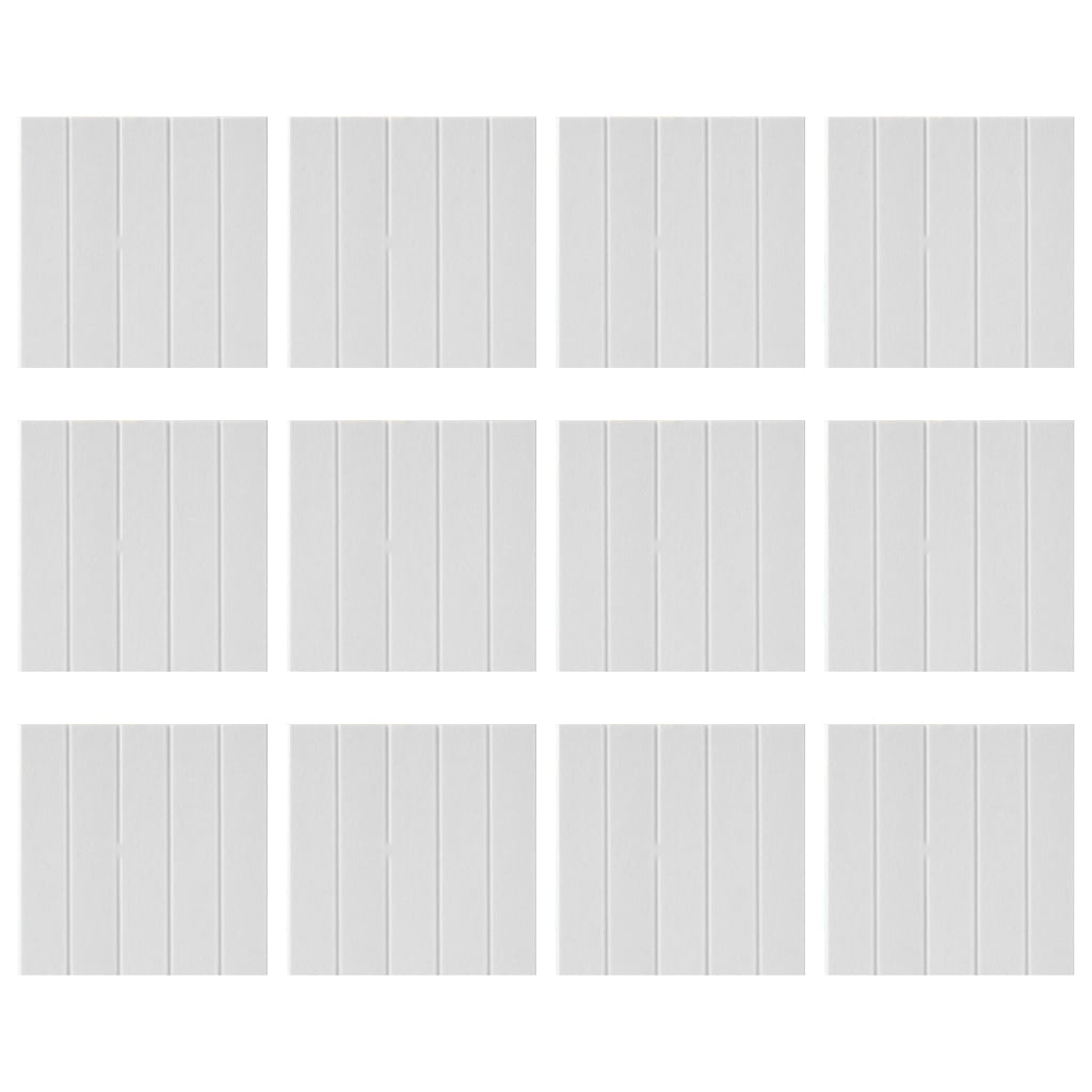 WINDLAND 12PCS Sound Absorbing Wall Panels Polyester Texture Soundproof ...