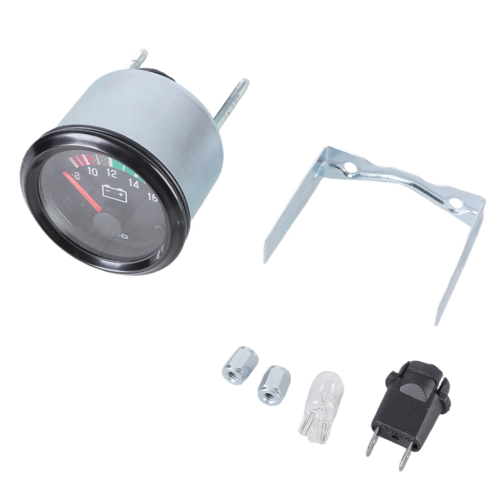 WINDLAND 12V/24V Dustproof Voltage Gauge Meter Replacement Diesels ...
