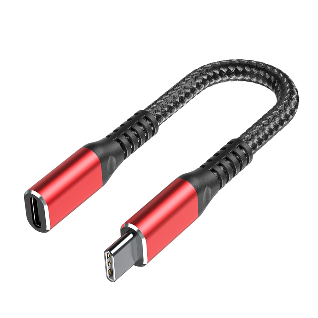 WINDLAND 12cm USB C Extension Cable Type C Data Blocker Female to Male ...